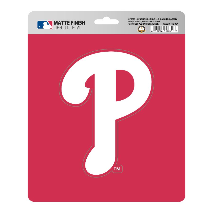 Philadelphia Phillies - Vinyl Matte Sticker at Sticker Shoppe