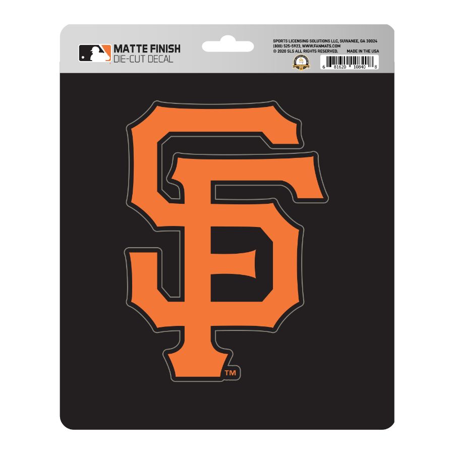 San Francisco Giants - Vinyl Matte Sticker at Sticker Shoppe