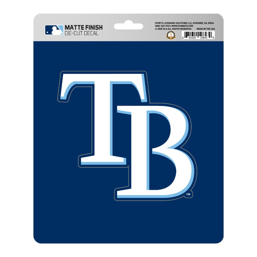 Tampa Bay Rays - Vinyl Matte Sticker at Sticker Shoppe