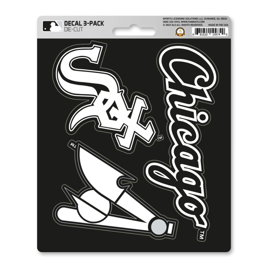 Chicago White Sox - Set Of 3 Sticker Sheet at Sticker Shoppe