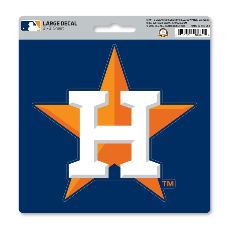 Houston Astros - 8x8 Vinyl Sticker at Sticker Shoppe