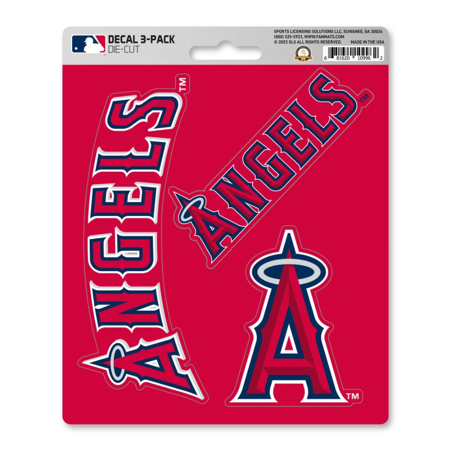 Los Angeles Angels - Set Of 3 Sticker Sheet at Sticker Shoppe