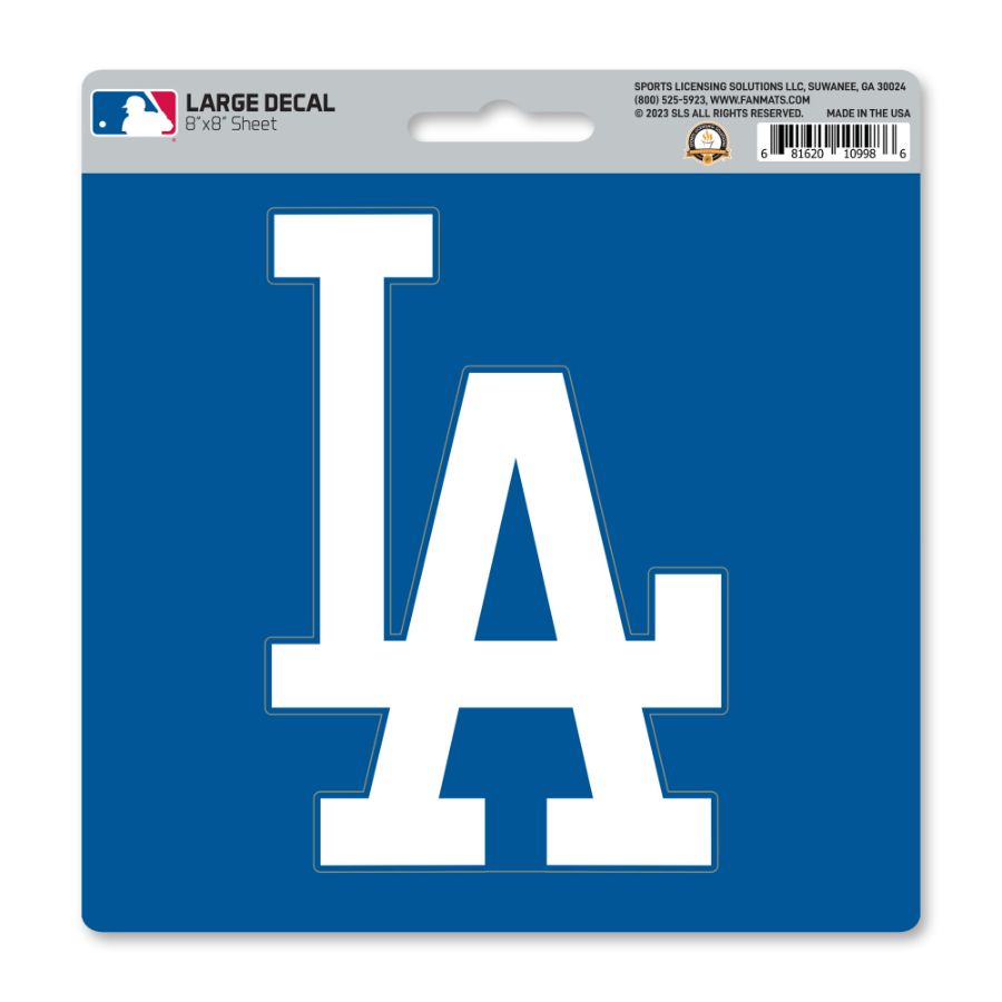 Los Angeles Dodgers - 8x8 Vinyl Sticker at Sticker Shoppe