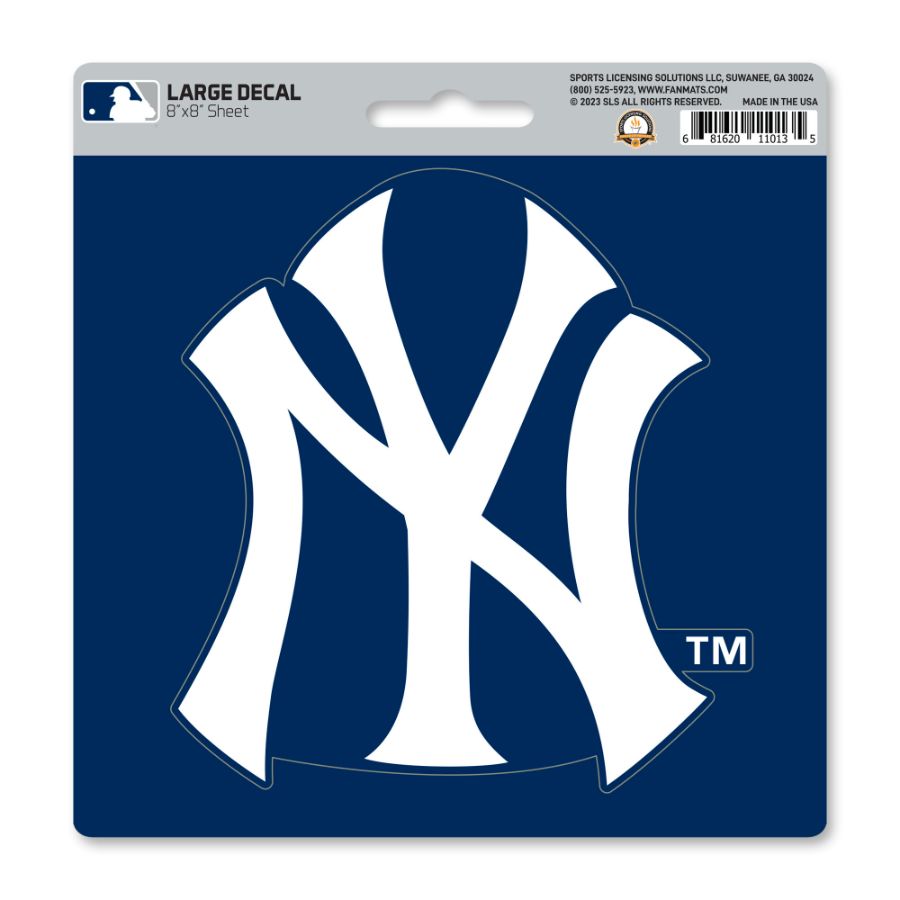 New York Yankees - 8x8 Vinyl Sticker at Sticker Shoppe