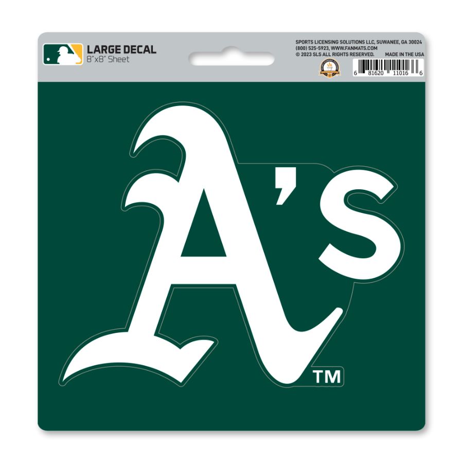 Oakland Athletics - Large Vinyl Sticker at Sticker Shoppe