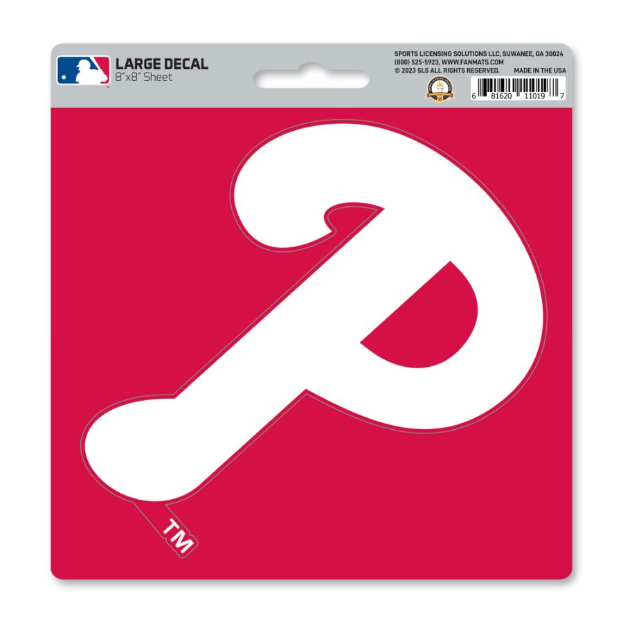 Philadelphia Phillies - Large Vinyl Sticker at Sticker Shoppe