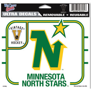 Minnesota North Stars - 5x6 Ultra Decal at Sticker Shoppe