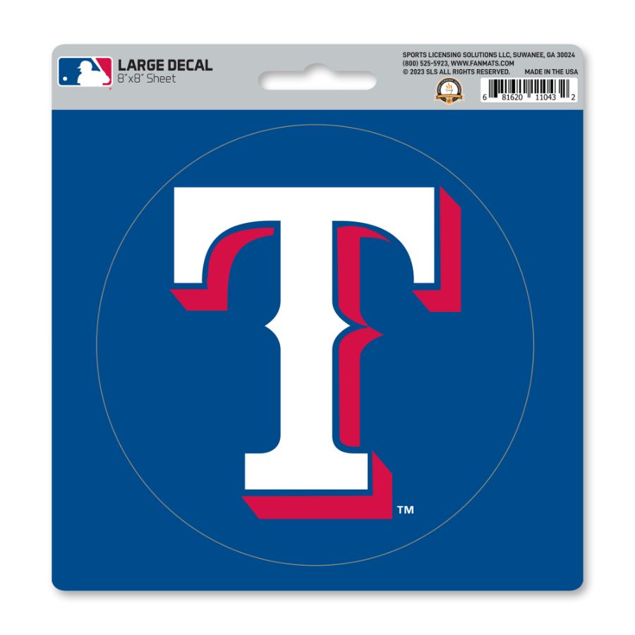 Texas Rangers - Large Vinyl Sticker at Sticker Shoppe