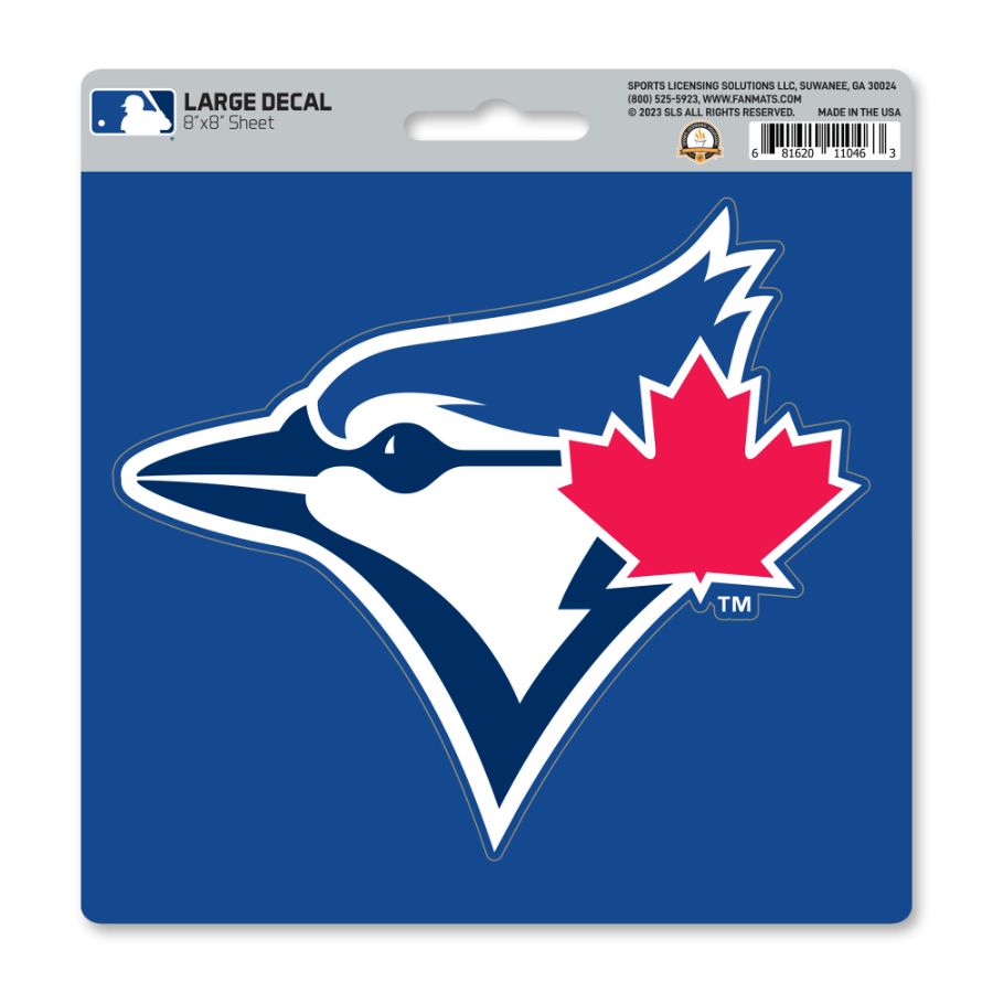 Toronto Blue Jays - 8x8 Vinyl Sticker at Sticker Shoppe
