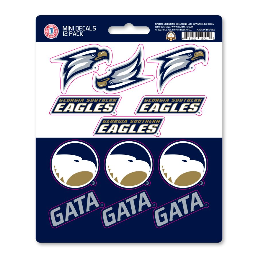 Georgia Southern University Eagles - Set Of 12 Sticker Sheet at Sticker ...