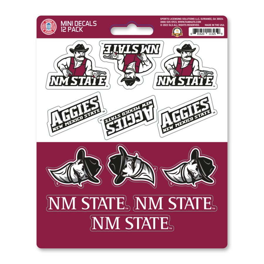 New Mexico State - Set Of 12 Sticker Sheet at Sticker Shoppe