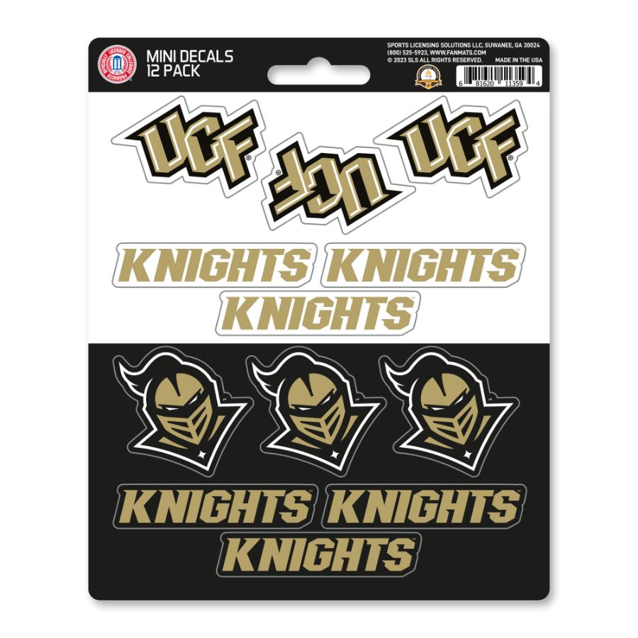 University Of Central Florida Knights - Set Of 12 Sticker Sheet at ...