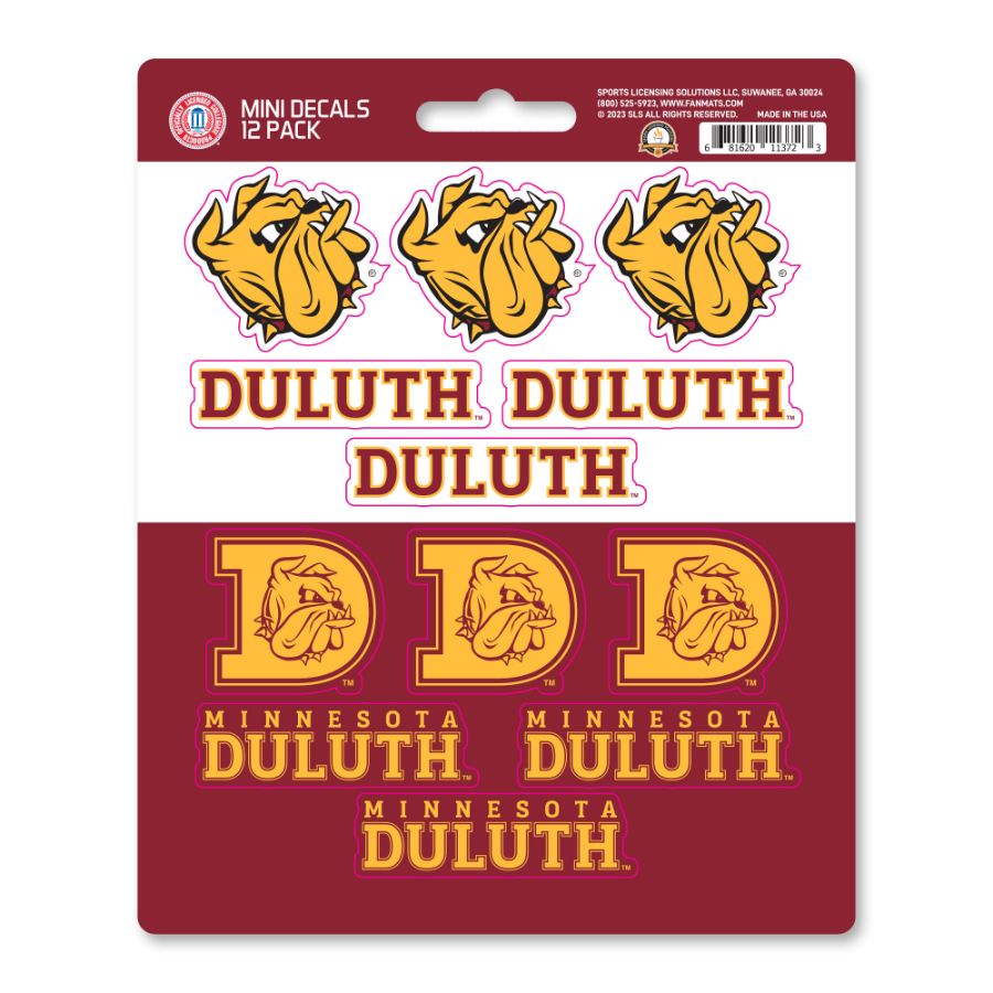 Minnesota-Duluth - Set Of 12 Sticker Sheet at Sticker Shoppe