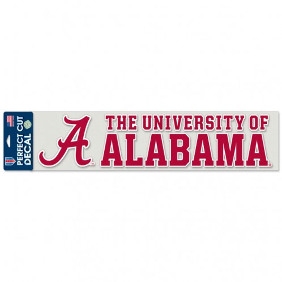 University of Alabama Crimson Tide - 4x17 Die Cut Decal at Sticker Shoppe