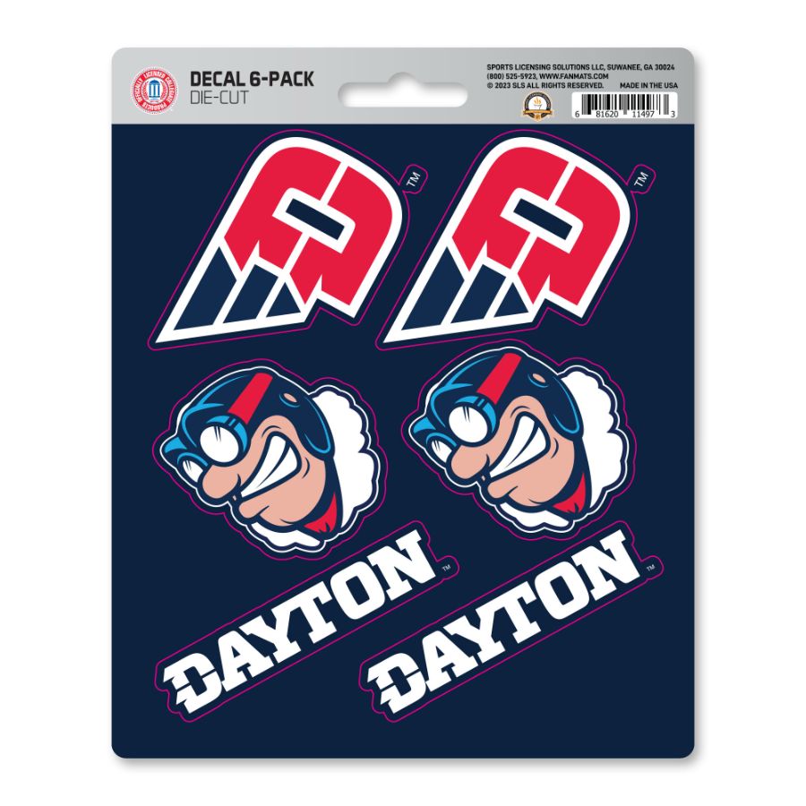 University Of Dayton Flyers - Set Of 6 Sticker Sheet at Sticker Shoppe