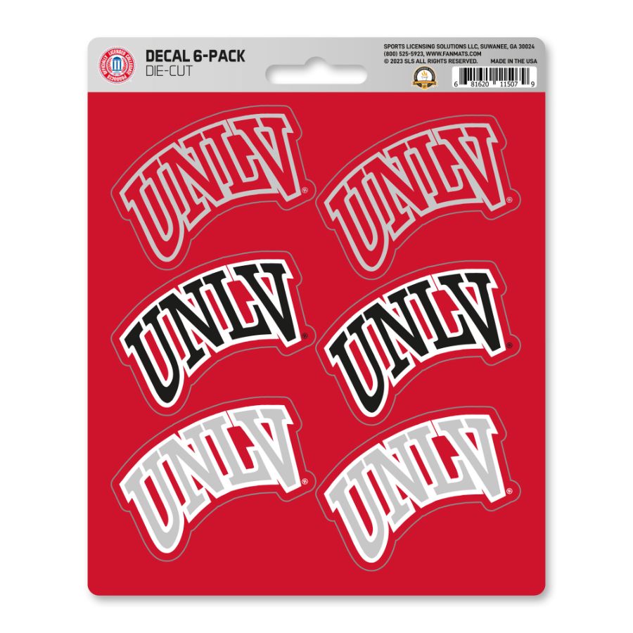 UNLV - Set Of 6 Sticker Sheet at Sticker Shoppe