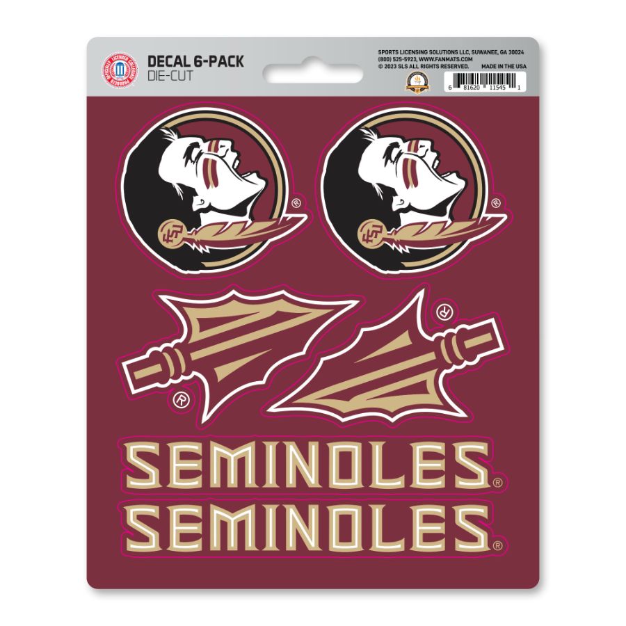 Florida State University Seminoles - Set Of 6 Sticker Sheet at Sticker ...