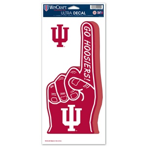 Indiana University Hoosiers - Finger Ultra Decal 2 Pack at Sticker Shoppe
