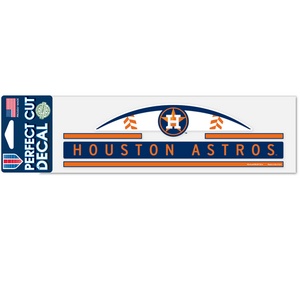 Houston Astros - 3x10 Die Cut Decal at Sticker Shoppe