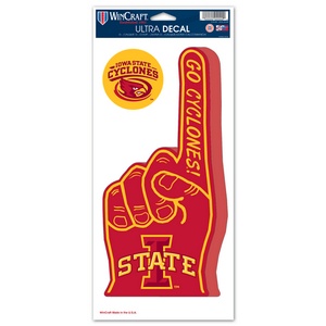 Iowa State University Cyclones - Finger Ultra Decal 2 Pack at Sticker ...