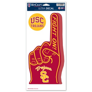 University Of Southern California USC Trojans - Finger Ultra Decal 2 ...
