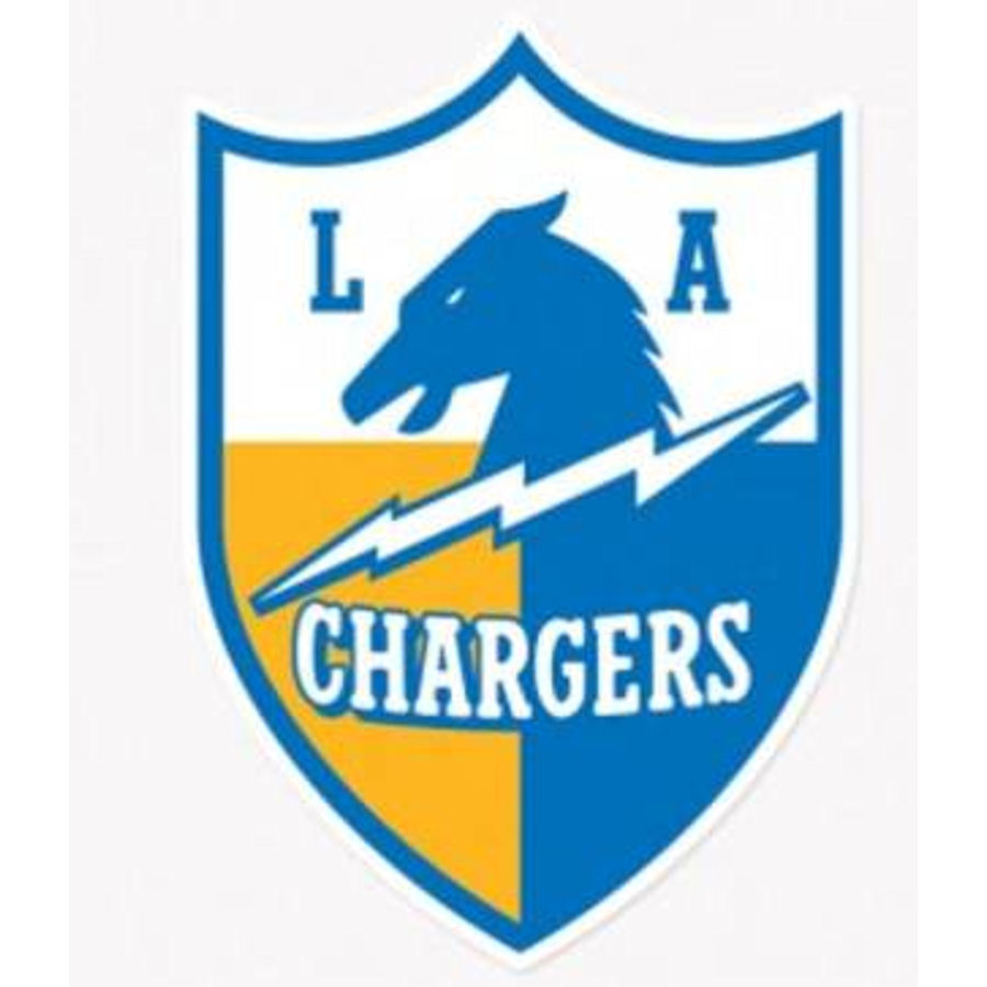 Los Angeles Chargers 2020 Shield Logo - 8x8 Full Color Die Cut Decal at ...