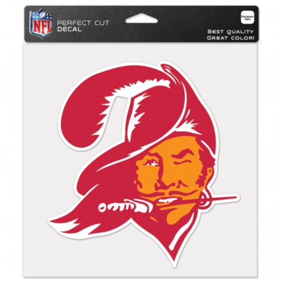 Tampa Bay Buccaneers Retro Logo - 8x8 Full Color Die Cut Decal at ...