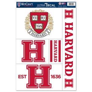 Harvard College Crimson - Set of 5 Ultra Decals at Sticker Shoppe