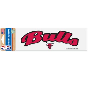 Chicago Bulls - 3x10 Die Cut Decal at Sticker Shoppe