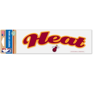 Miami Heat - 3x10 Die Cut Decal at Sticker Shoppe