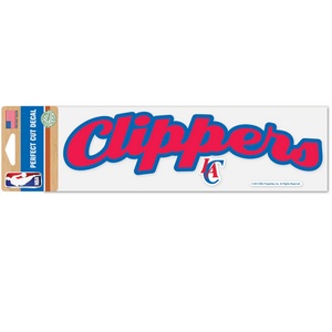 Los Angeles Clippers - 3x10 Die Cut Decal at Sticker Shoppe