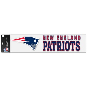 New England Patriots - 4x17 Die Cut Decal at Sticker Shoppe