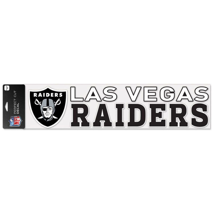 Oakland Raiders - 4x16 Die Cut Decal at Sticker Shoppe