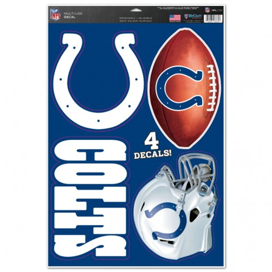Indianapolis Colts - Set Of 4 Ultra Decals at Sticker Shoppe