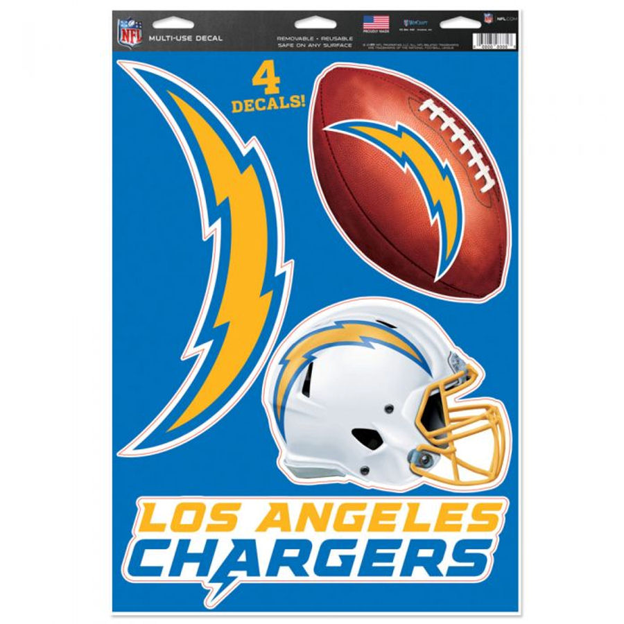Los Angeles Chargers 2020 Logo - Set Of 4 Ultra Decals at Sticker Shoppe