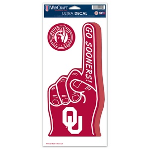University Of Oklahoma Sooners - Finger Ultra Decal 2 Pack at Sticker ...