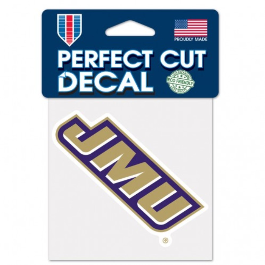 James Madison University Dukes - 4x4 Die Cut Decal at Sticker Shoppe