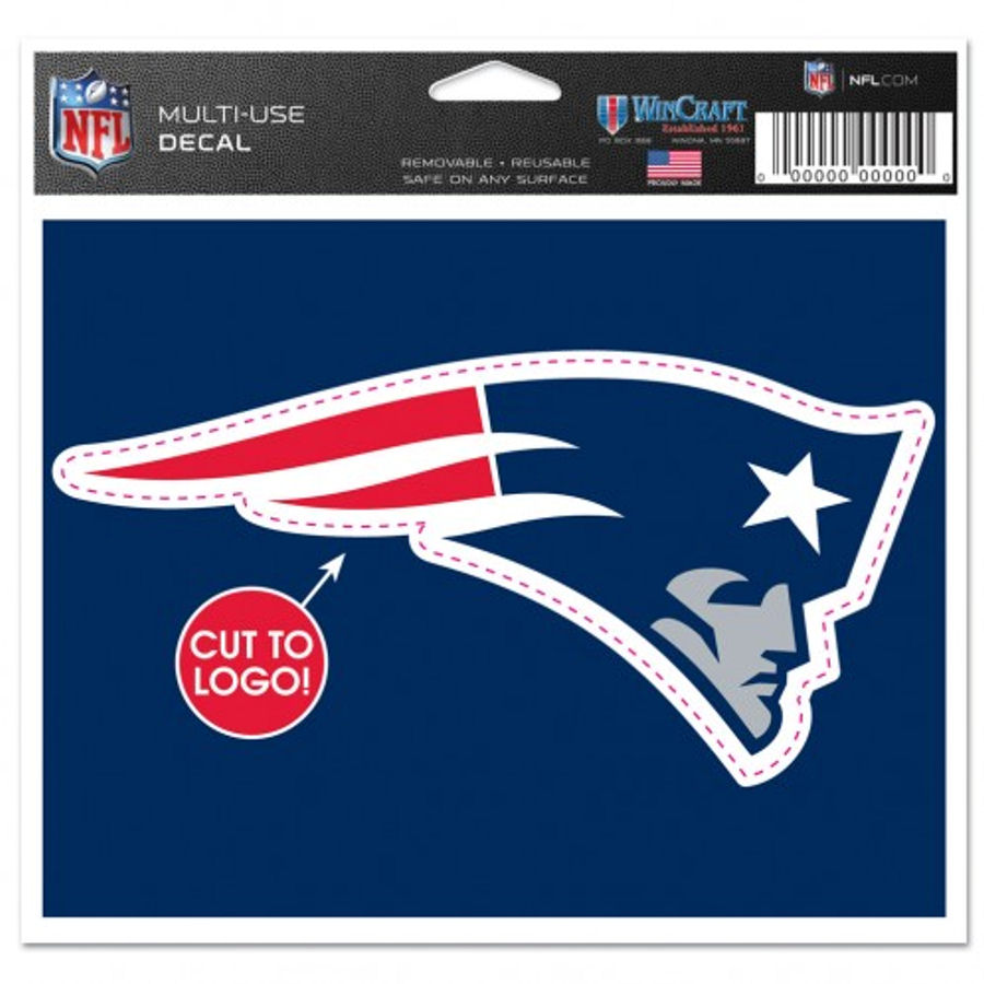 New England Patriots - 4.5x5.75 Die Cut Ultra Decal at Sticker Shoppe