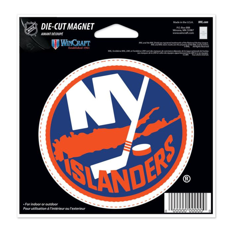 New York Islanders - 4" Die Cut Logo Magnet at Sticker Shoppe