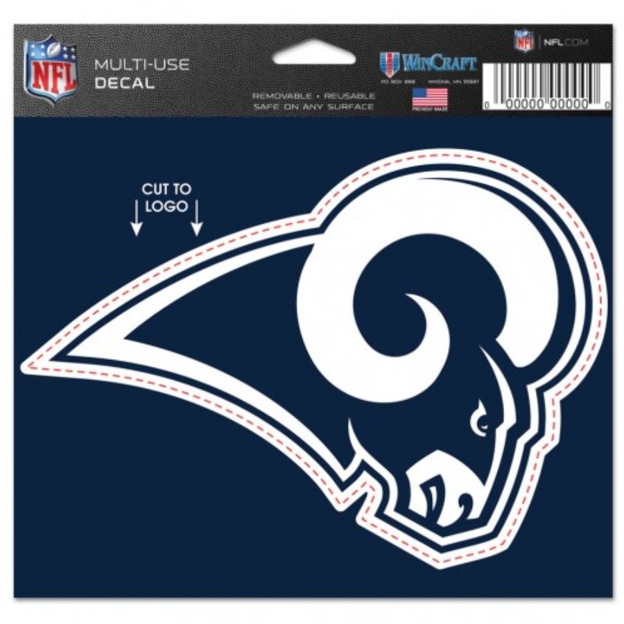 Los Angeles Rams Logo - 4.5x5.75 Die Cut Ultra Decal at Sticker Shoppe