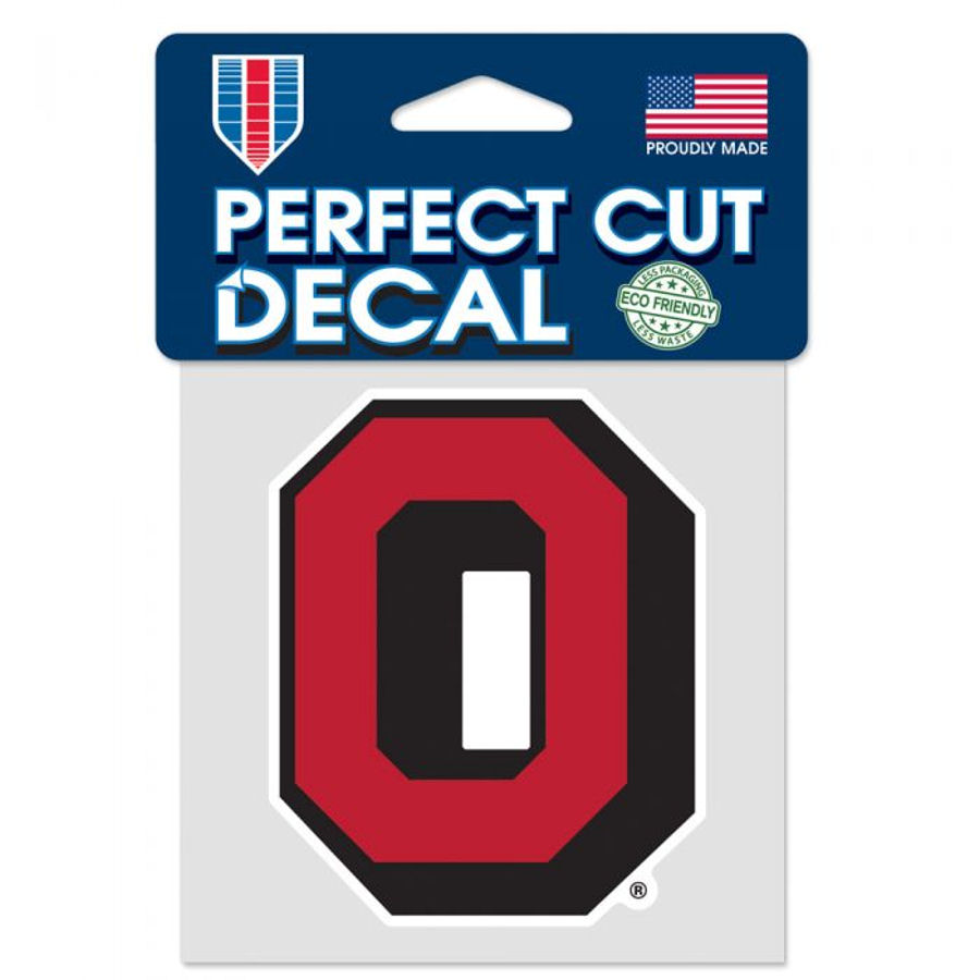 Ohio State University Buckeyes O Logo - 4x4 Die Cut Decal at Sticker Shoppe