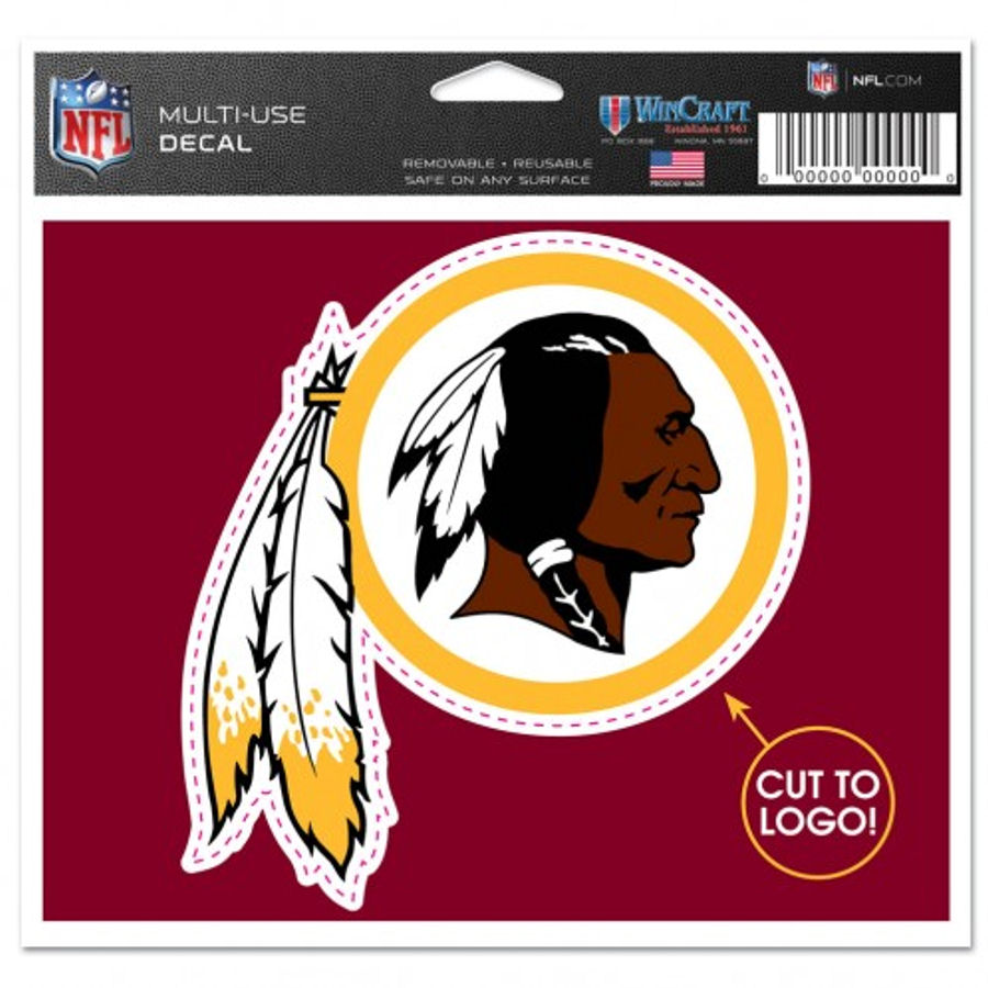 Washington Redskins - 4.5x5.75 Die Cut Ultra Decal at Sticker Shoppe