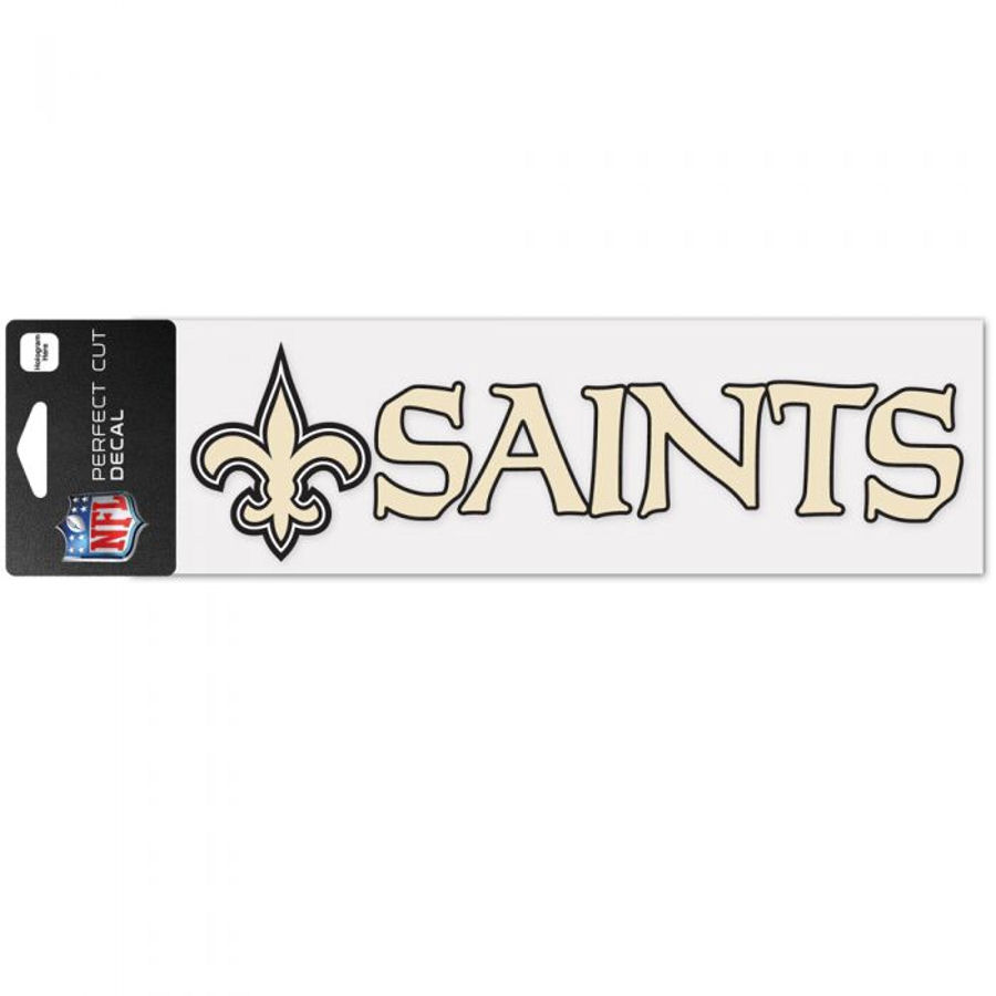 New Orleans Saints - 3x10 Die Cut Decal at Sticker Shoppe