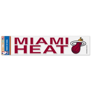 Miami Heat - 4x16 Die Cut Decal at Sticker Shoppe