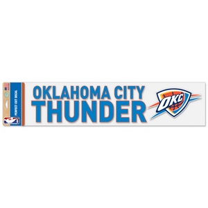 Oklahoma City Thunder - 4x16 Die Cut Decal at Sticker Shoppe