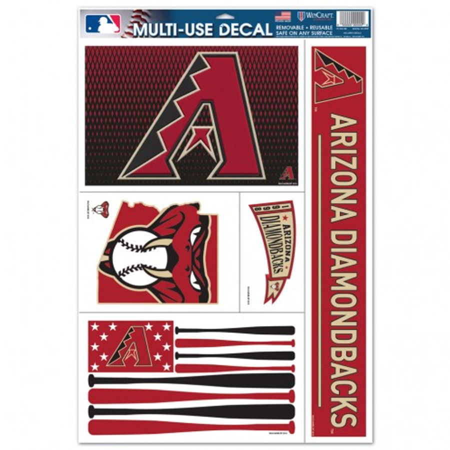 Arizona Diamondbacks - Set of 5 Ultra Decals at Sticker Shoppe