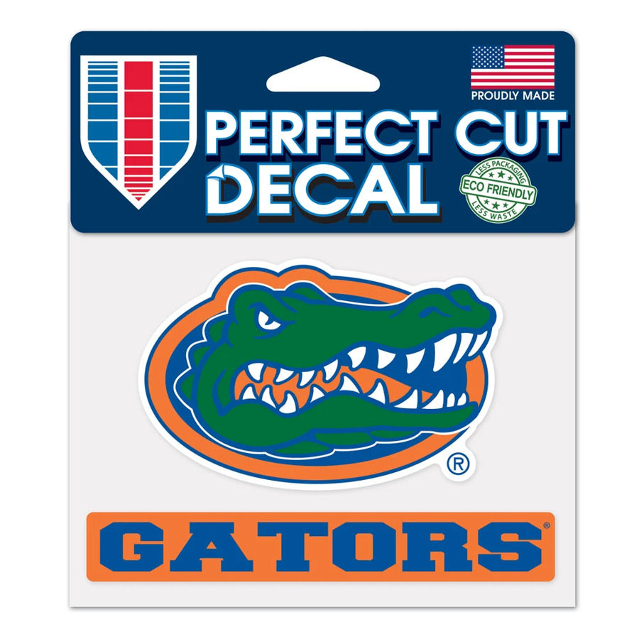 University Of Florida Gators - 4x5 Die Cut Decal at Sticker Shoppe