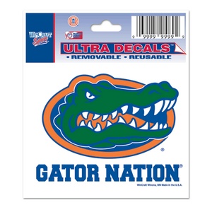 University Of Florida Gators Gator Nation - 3x4 Ultra Decal at Sticker ...