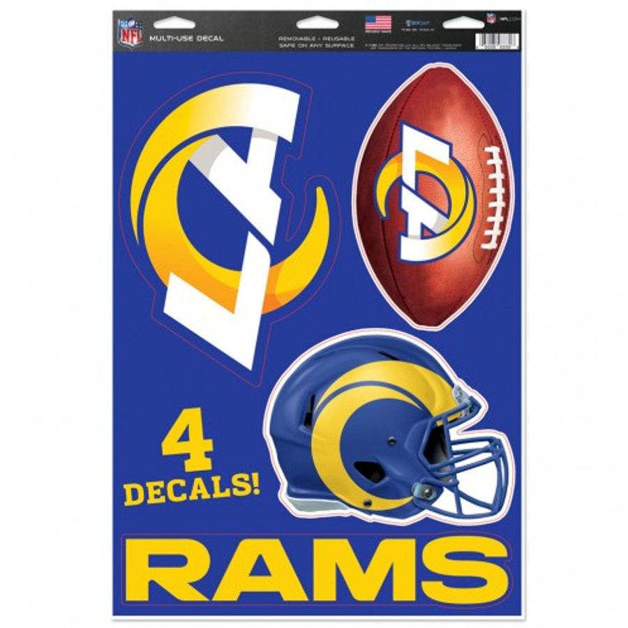 Los Angeles Rams 2020 Logo - Set Of 4 Ultra Decals at Sticker Shoppe
