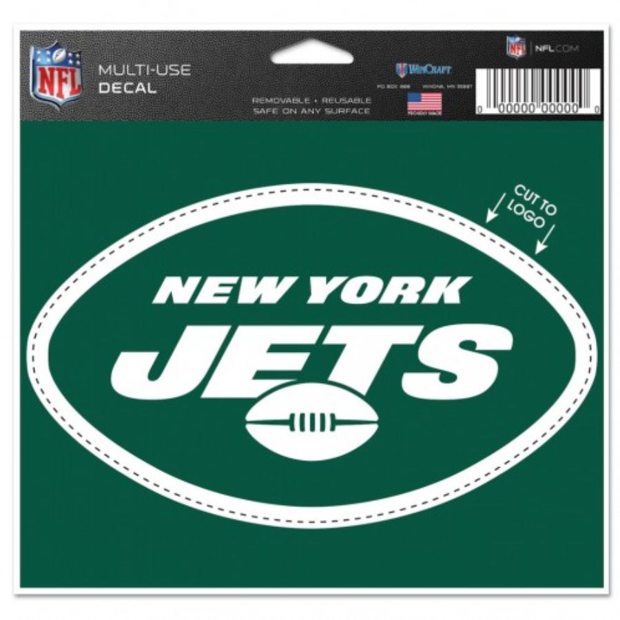 New York Jets - 4.5x5.75 Die Cut Ultra Decal at Sticker Shoppe